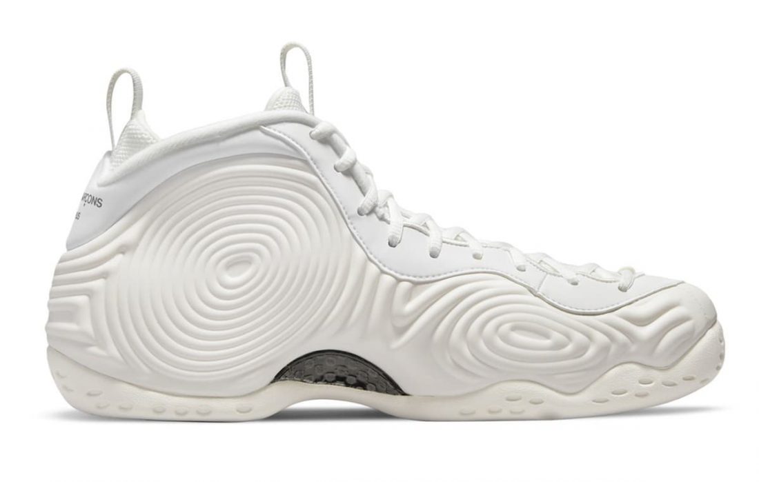 CDG x Nike Air Foamposite One White Raffle List • The Cop Guide
