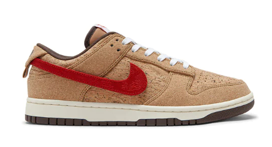 CLOT x Nike Dunk Low SP Cork Natural Flax Raffle List • The Cop Guide
