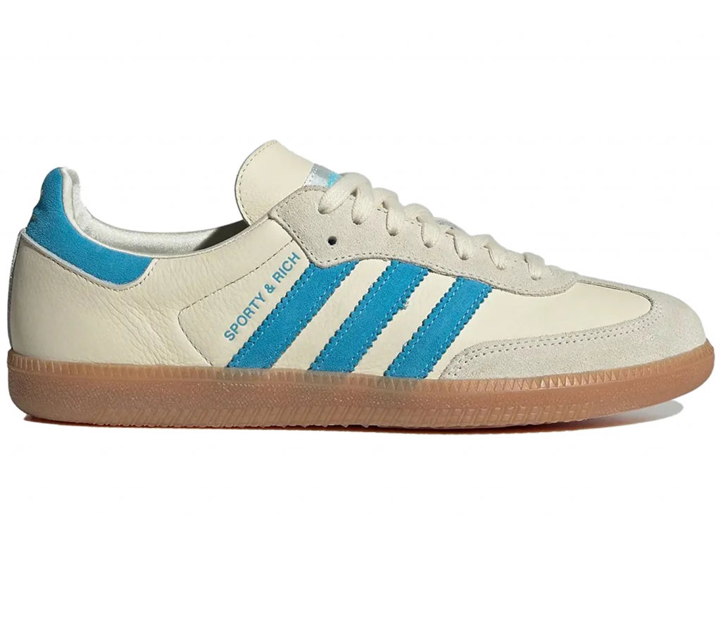 Sporty & Rich x adidas Samba Beige Blue Raffle List • The Cop Guide